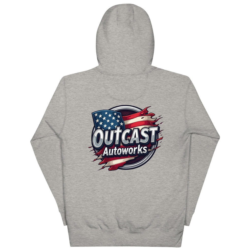 Ripped Flag Hoodie (2 colors) *New* – outcastautoworks